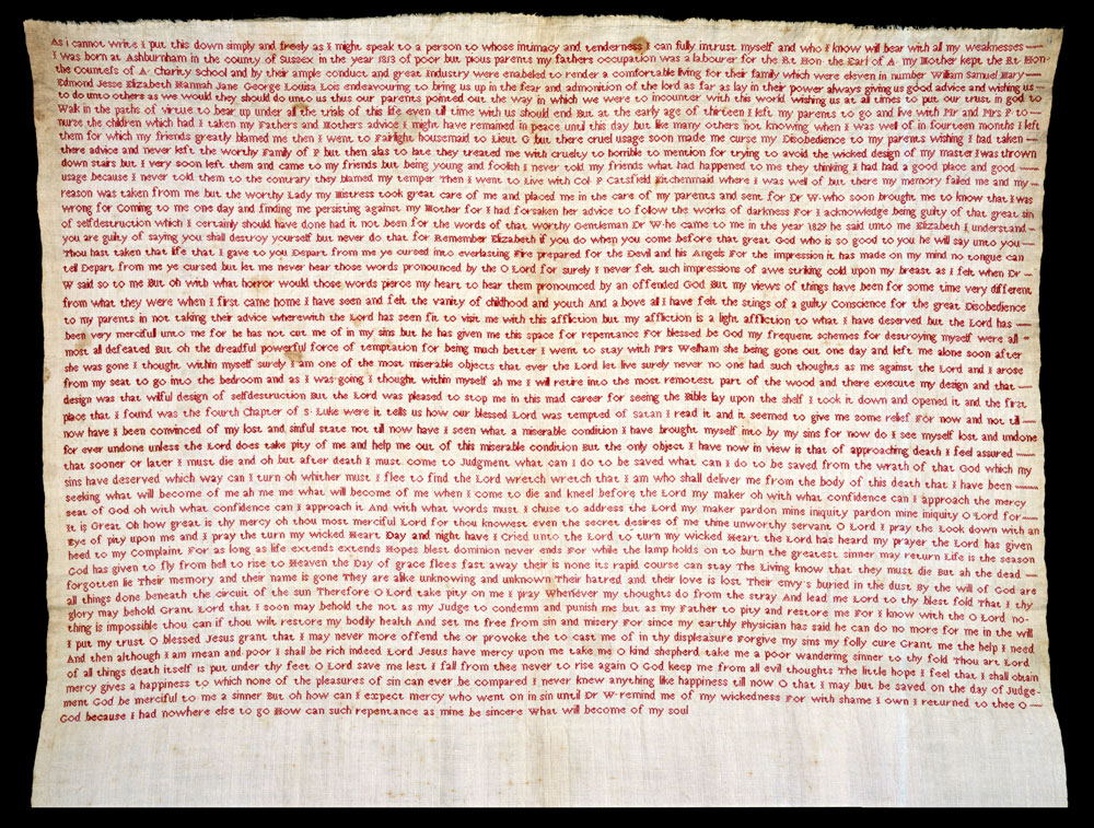 Elizabeth Parker’s sampler at the V&A – UTS Library Artist-in-Residence ...